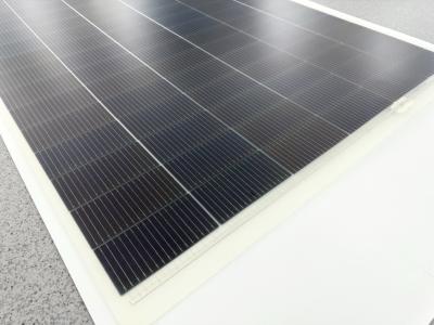 China Full Black Lightweight BC Solar Cell Flexible Solar Panel 580W 12V 24V for Balcony House Roof for sale