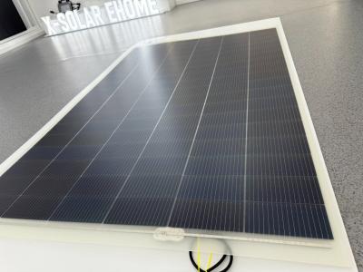 China 18V 120W ETFE Monocrystalline Silicon Flexible Solar Panel Semi-Rigid PV Module for Roof Balcony for sale