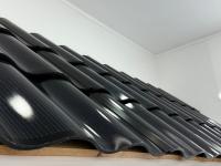 China 50W Customized Rooftop Hard Glass BIPV Solar Panel Tile 8.37A Curtain Wall Building for sale