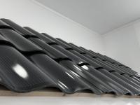 China 50W Bifacial Solar Roof Tile System 685x420x9mm Transparent PV Module TOPCon Cell for sale