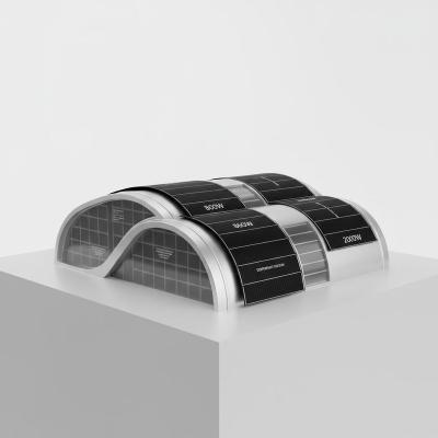 China Flexible PV Panels 800W 860W 2000W BIPV Solar Building Modules with Temperature Coefficient and Lightweight Design for sale