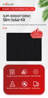 China 800W Balcony Solar Panel Kit TOPCon 1150x927x2.7mm IP68 Flexible PV Module for sale
