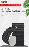 China 520W Flexible PV Panel, Lightweight Monocrystalline Solar Module, Soft Thin‑Film Solar Panel for Roof Installation for sale
