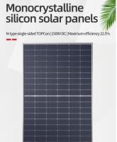 China Customized 580W Max Power Mono Solar Panel with 144 Cells and IP68 Junction Box for Photovoltaic Applications for sale