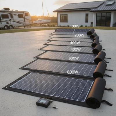 China Lightweight Portable Weather-resistant Flexible PV Panels for Outdoor and Remote Energy Solutions for sale