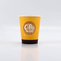 China Printing Single Wall Paper Cups Customized Hot Coffee Paper Cup With Lid for sale