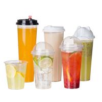 China Top Diameter Blister Bubble Cup Lids Disposable Plastic Cup For Fruit Drinking for sale