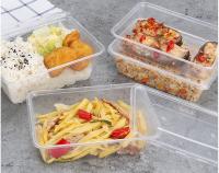 China Transparent Plastic Take Away Box 500 650 750 1000ml，Microwave Food for sale