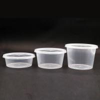 China Microwave Safe Takeaway Round Hot Soup Bowl Disposable With Plastic Lid for sale