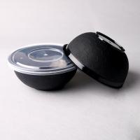 China Eco Friendly Disposable Plastic Food Storage Container Bento Box With Lid for sale