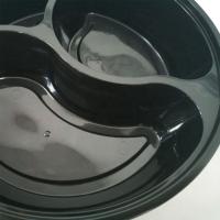 China Eco-Friendly Disposable Round Bento Box Plastic And Microwavable for sale