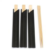 China Natural Bamboo Disposable Chopsticks Custom Printed 23CM for sale