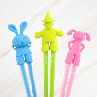 China Custom Animal Shaped Sustainable Chopsticks for Baby Learning Training for sale