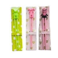 China Custom Animal Shaped Sustainable Chopsticks for Baby Learning Training for sale