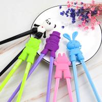 China Custom Animal Shaped Sustainable Chopsticks for Baby Learning Training for sale