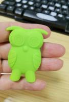 China Kids Reusable Silicone Cartoon Learning Training Chopsticks With Holders for sale