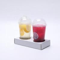China 2/4 Disposable Corrugated Paper Cup Holder Of Four Coffee Cup For Taking Away for sale