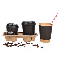 China Custom Printed Single Wall Disposable Paper Coffee Cups 4oz 8oz 12oz for sale
