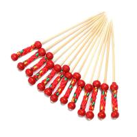 China Bbq Accessories Long Bamboo Skewers Stick Bamboo Appetizer Toothpicks Of Sticks for sale