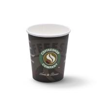 China Disposable Single Wall Paper Cups Custom Printed for sale