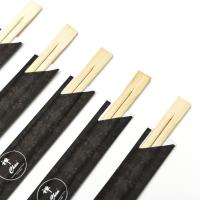 China Customized Sushi Custom Logo Bamboo Chopsticks Individual Wrapping for sale