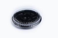 China FDA/EU Round / Rectangle / Boat Shape Plastic Food Packaging Sushi Box With Anti Fog Lid for sale