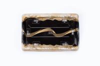 China Sushi Transparent Bakery Boxes Buffet Trays Charcuterie Boxes With Clear Lids Disposable Platter Trays for sale
