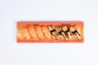 China Take Out Boxes Disposable Sushi Packing Box With Lids Clear Plastic Container for sale