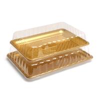 China Disposable lunch box Plastic packing box Transparent PP thickened quality rectangular packing box takeaway bento lunch b for sale