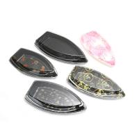 China Disposable plastic boat Sashimi dim sum Sushi boat-shaped wooden boat packing box takeout sushi box for sale
