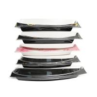 China Disposable plastic boat Sashimi dim sum Sushi boat-shaped wooden boat packing box takeout sushi box for sale