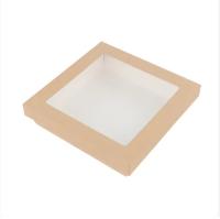 China Disposable Eco Friendly Custom Printing Food Packing Small Sushi Cake Bakery Chocolate Packaging Paper Box for sale