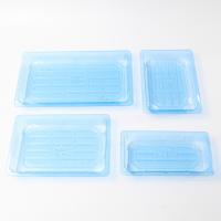 China BH00-11 food container Takeaway Packaging Box Plastic For Good Food Plastic BLUE Disposable Sushi box for sale