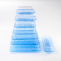 China BH00-11 food container Takeaway Packaging Box Plastic For Good Food Plastic BLUE Disposable Sushi box for sale