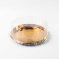 China Wholesale PE Plastic Sushi box with Lid ，cake box，round plastic contain for sale