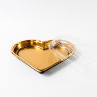 China Plastic Heart Shaped Chocolate Boxes Containers For Strawberries printed wholesale sushi Heart-shaped plastic box for sale
