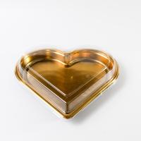 China Plastic Heart Shaped Chocolate Boxes Containers For Strawberries printed wholesale sushi Heart-shaped plastic box for sale
