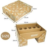 China Disposable Kraft Paper Food box ，Picnic boxt。 Take Away Box For Restaurant, Fast Food box for sale