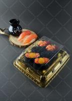 China Traditional Japanese Sushi Box in Plastic for Food and Fruit Service for sale