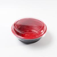 China Plastic Pet Round Dome Pastry Moon Cake Boxes fruit Container for sale