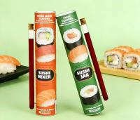 China Custom Sushi Packaging Kraft Paper Cardboard Tube Packaging Box for sale