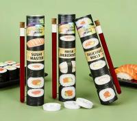 China Custom Sushi Packaging Kraft Paper Cardboard Tube Packaging Box for sale