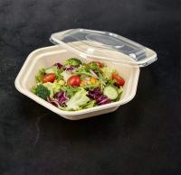 China New Hexagonal Salad Takeout Box Launch | Trendy 