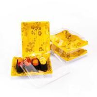 China Plastic with Clear Lid /Anti-fog lid Disposable Sushi Box Food Grade Takeaway Container for sale