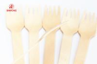 China 160mm Biodegradable Disposable Birch Wood Cutlery Fork for sale