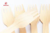 China 160mm Biodegradable Disposable Birch Wood Cutlery Fork for sale