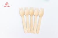 China Natural Birch Wood Spoon Forks Knives Disposable Biodegradable Cutlery Bulk for sale
