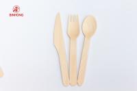 China No Toxins 160mm Wooden Disposable Forks For Party for sale