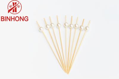 China Customizable 0.065kg 12CM Wooden Food Skewers For for sale