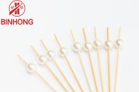 China Customizable 0.065kg 12CM Wooden Food Skewers For for sale